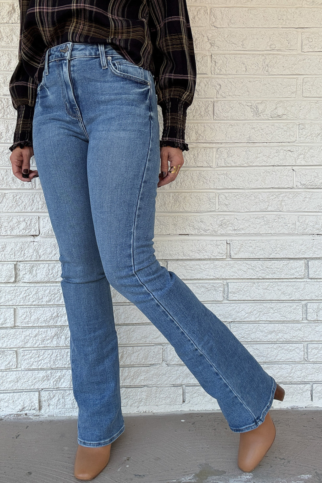 Bambino, 33" Inseam Baby Flare Jeans, Light Wash, Made in the USA ...